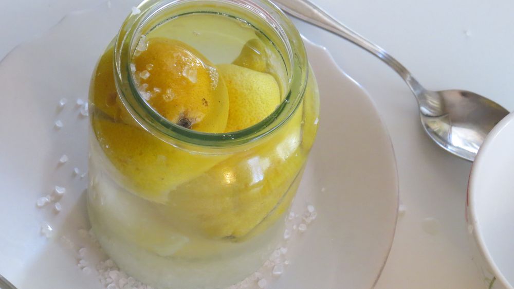 Limón confitado al estilo marroquí