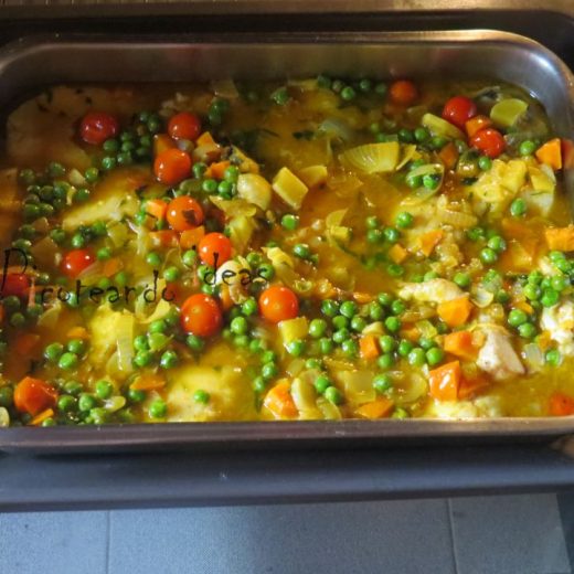 Merluza en salsa de curry