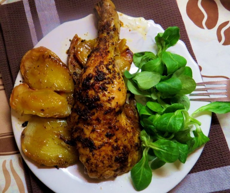 Pollo sentado garam masala
