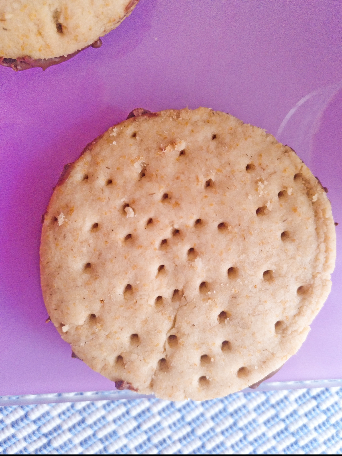Galletas digestive con chocolate