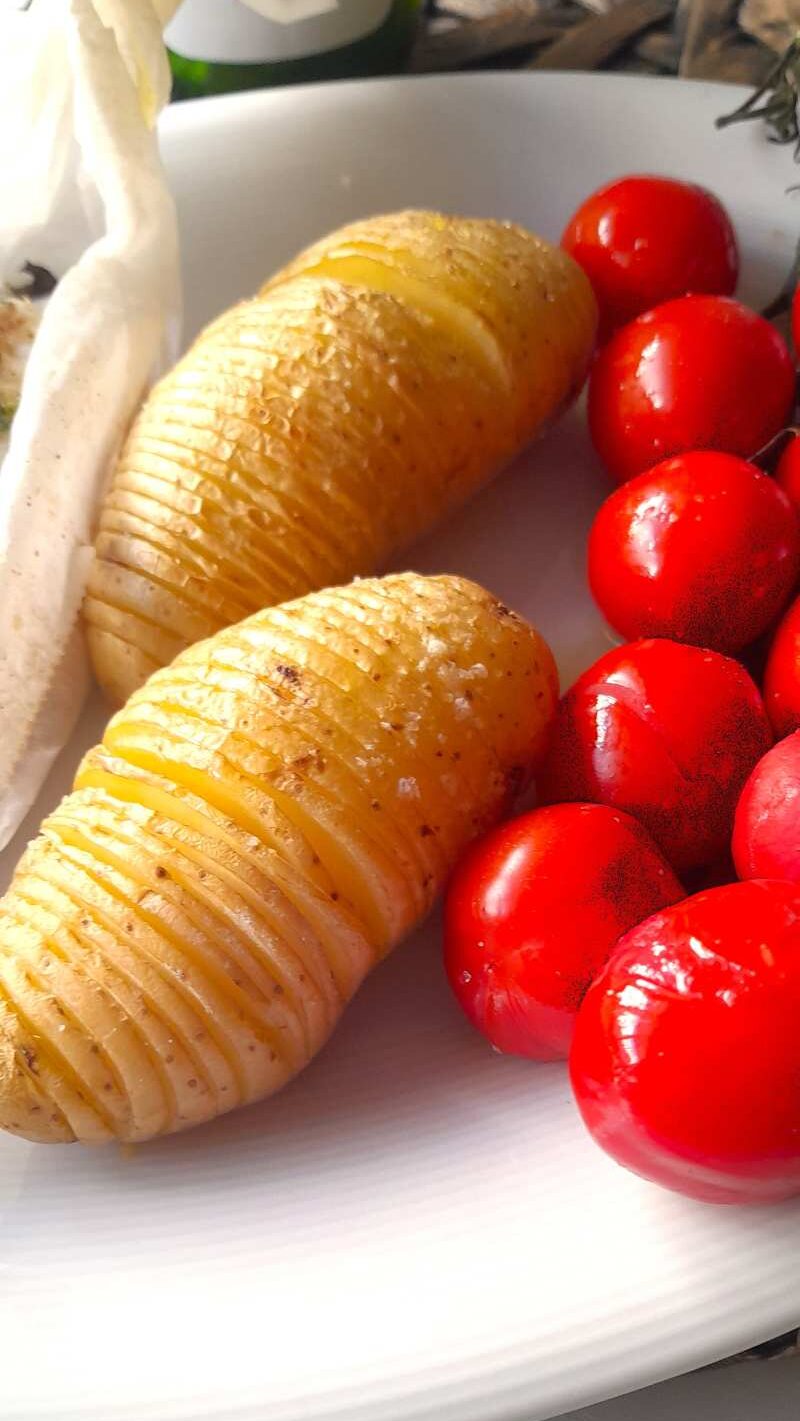 Patatas laminadas en Air Fryer
